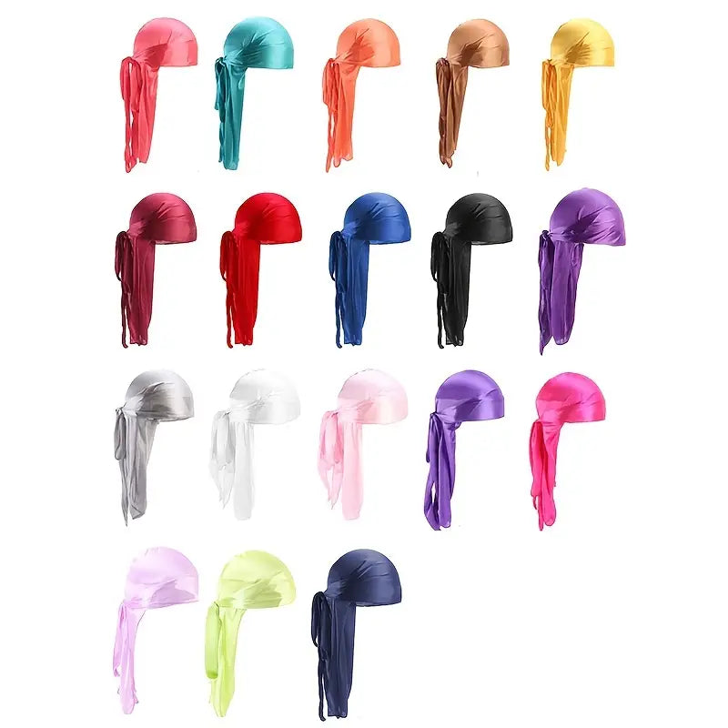 19-Piece Silky Durag Bundle – The Ultimate Collection for Durag Lovers ...