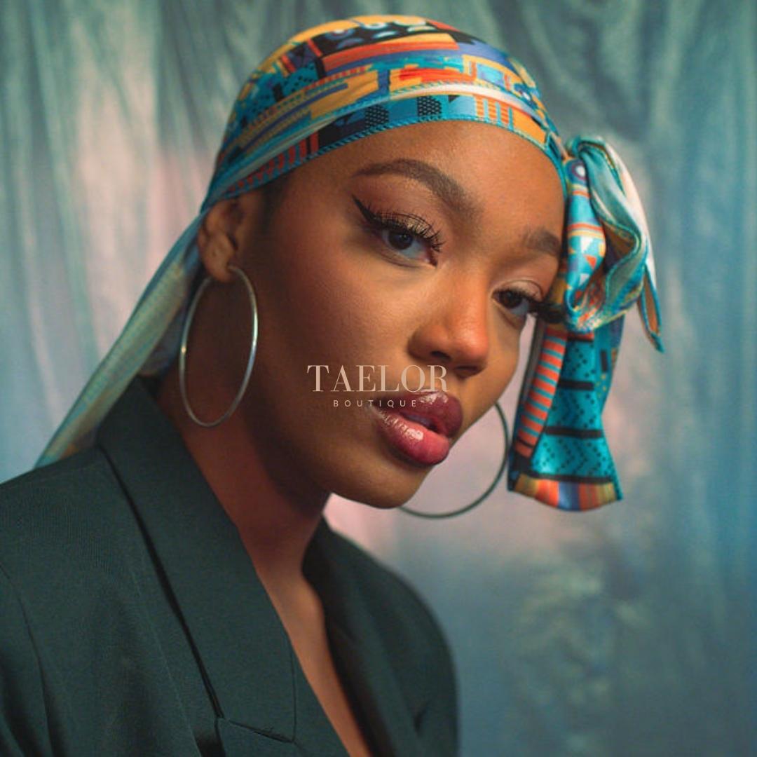 African Print #3 Silky Durag – Taelor Boutique