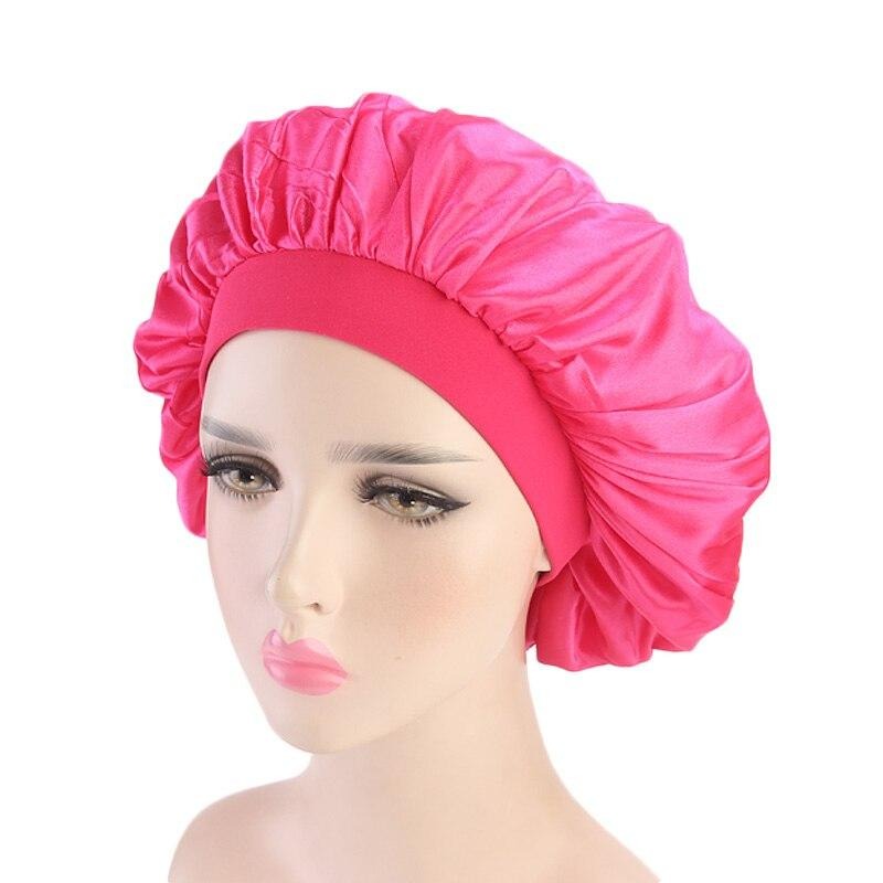 Hot Pink Wide Band Silky Bonnet – Taelor Boutique